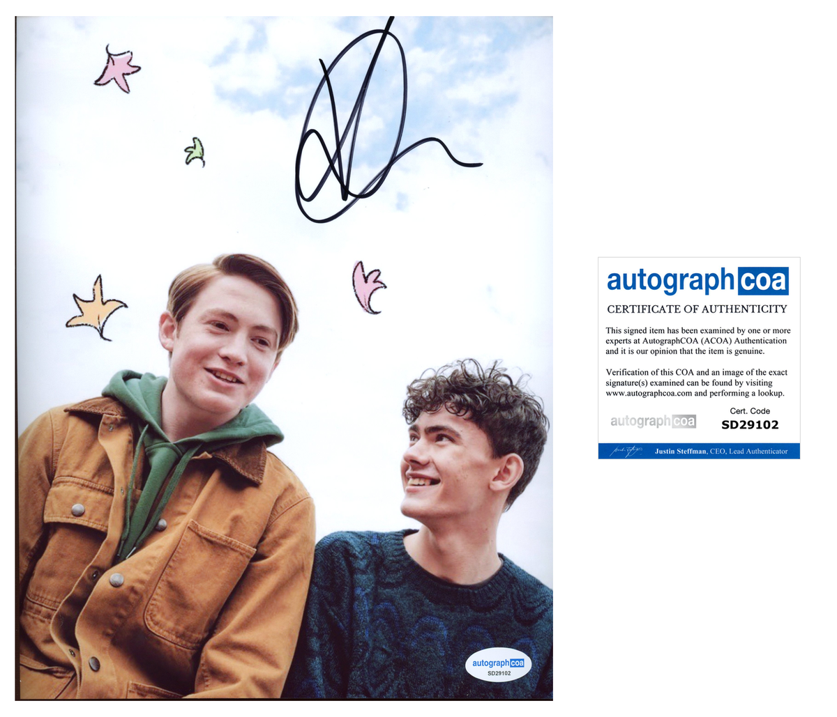 Kit Connor Heartstopper Signed Autograph 8x10 Photo ACOA | Outlaw ...