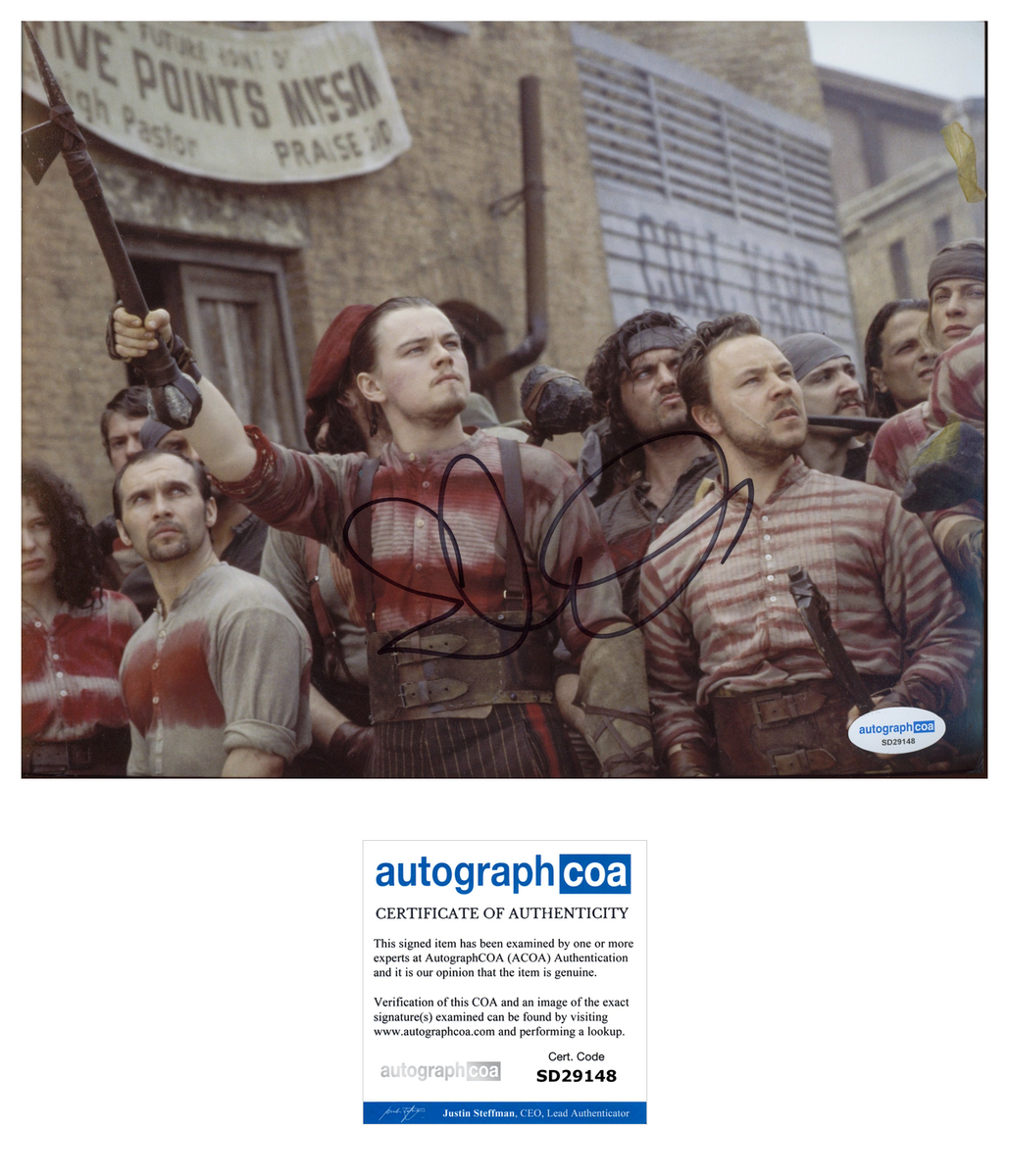 Stephen Graham Gangs of New York Signed Autograph 8x10 Photo ACOA ...