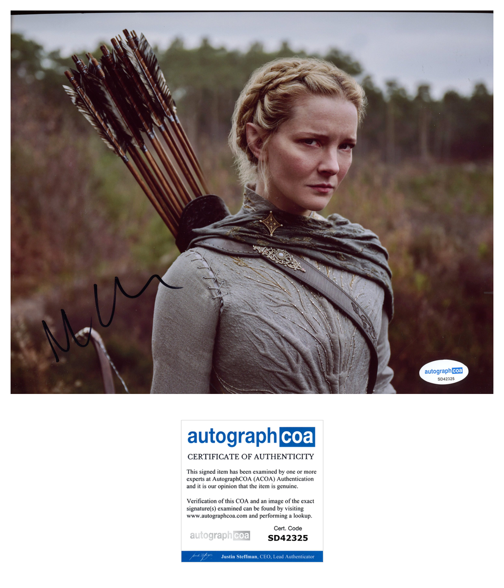 Morfydd Clark Rings of Power Signed Autograph 8x10 Photo ACOA | Outlaw ...