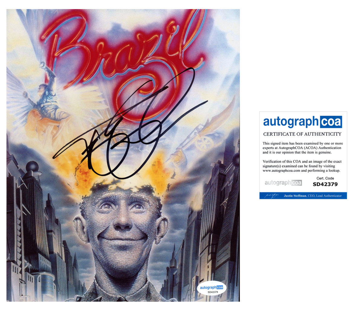 Terry Gilliam Monty Python Signed Autograph 8x10 Photo ACOA | Outlaw ...