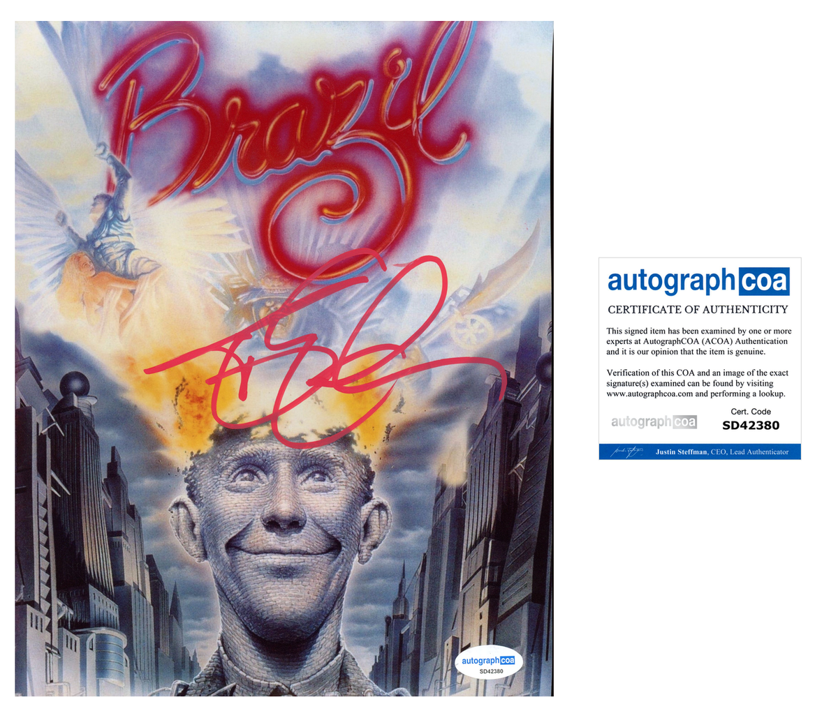 Terry Gilliam Monty Python Signed Autograph 8x10 Photo ACOA | Outlaw ...