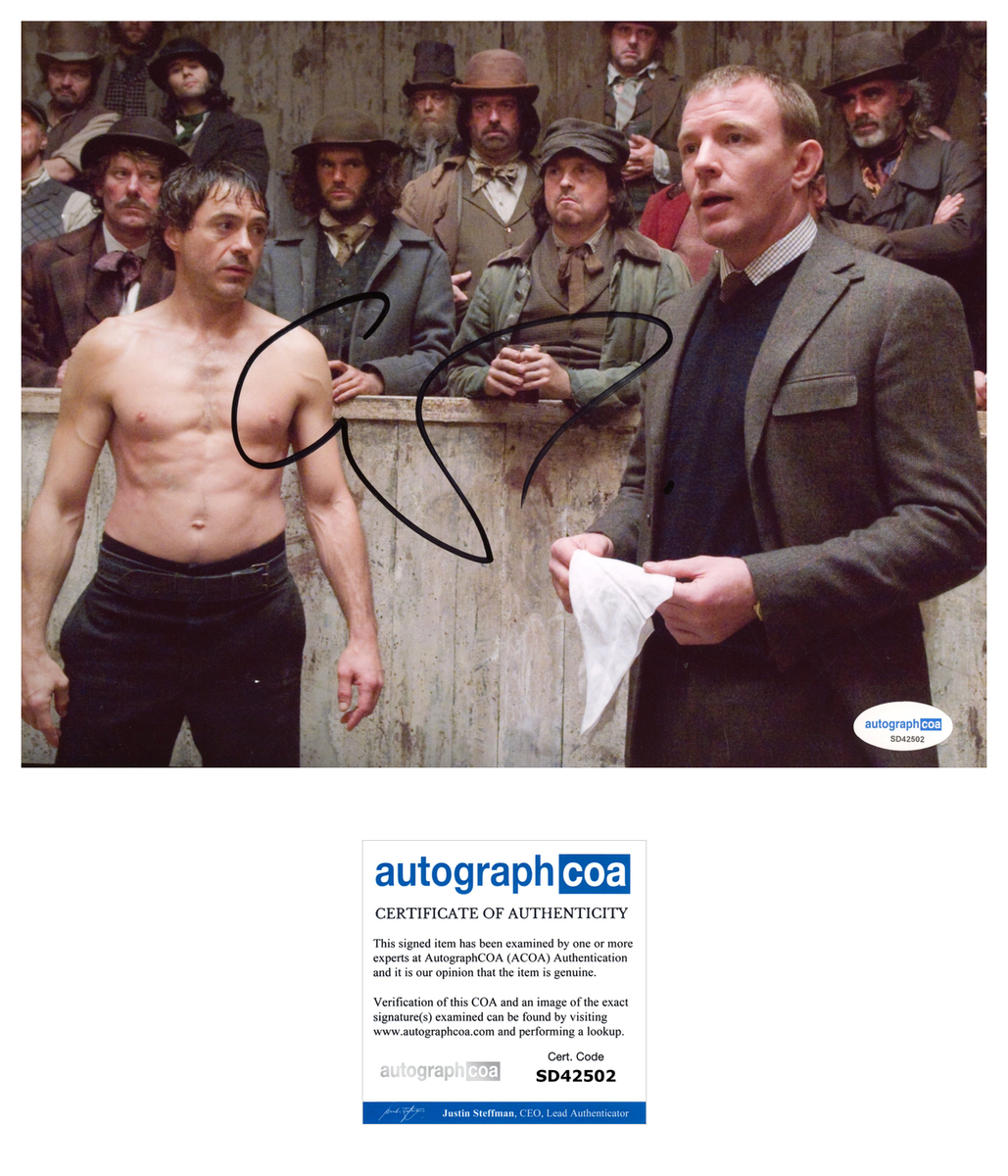 Guy Ritchie Sherlock Holmes Signed Autograph 8x10 Photo ACOA | Outlaw ...