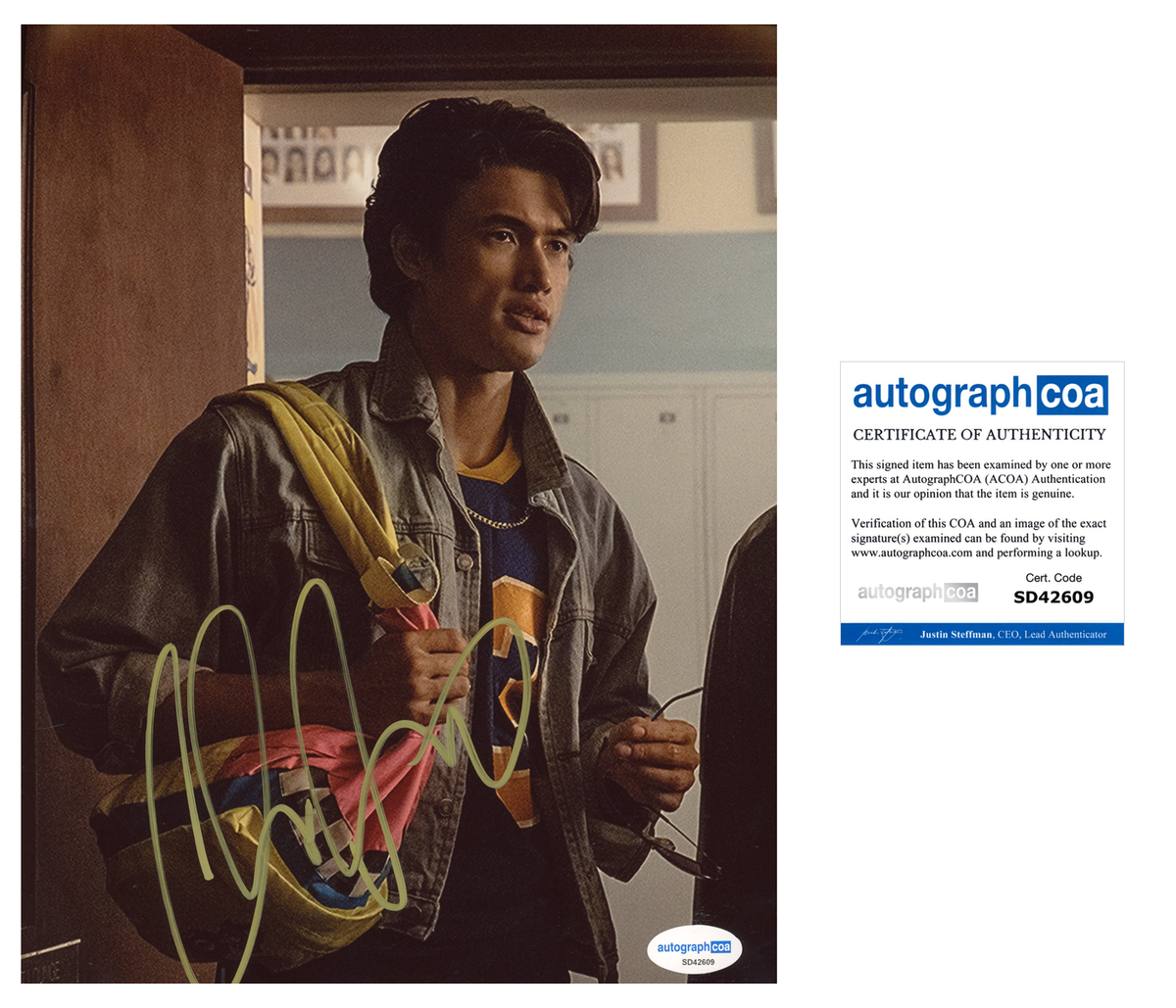 Charles Melton Riverdale Signed Autograph 8x10 Photo ACOA | Outlaw ...