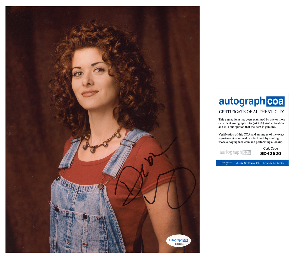 Debra Messing Sexy Signed Autograph 8x10 Photo ACOA | Outlaw Hobbies ...