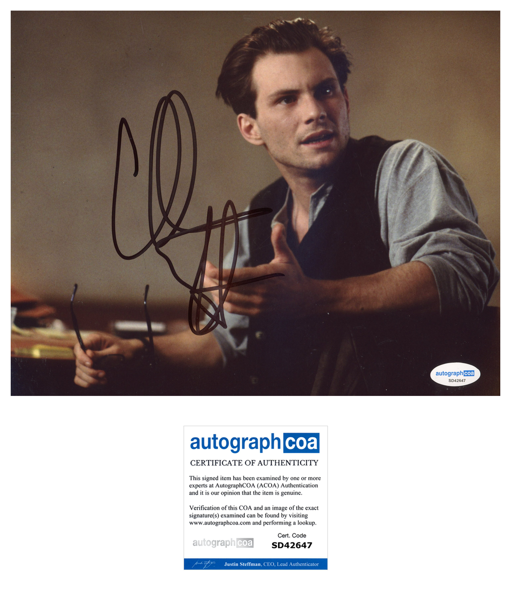 Christian Slater Interview Vampire Signed Autograph 8x10 Photo ACOA ...