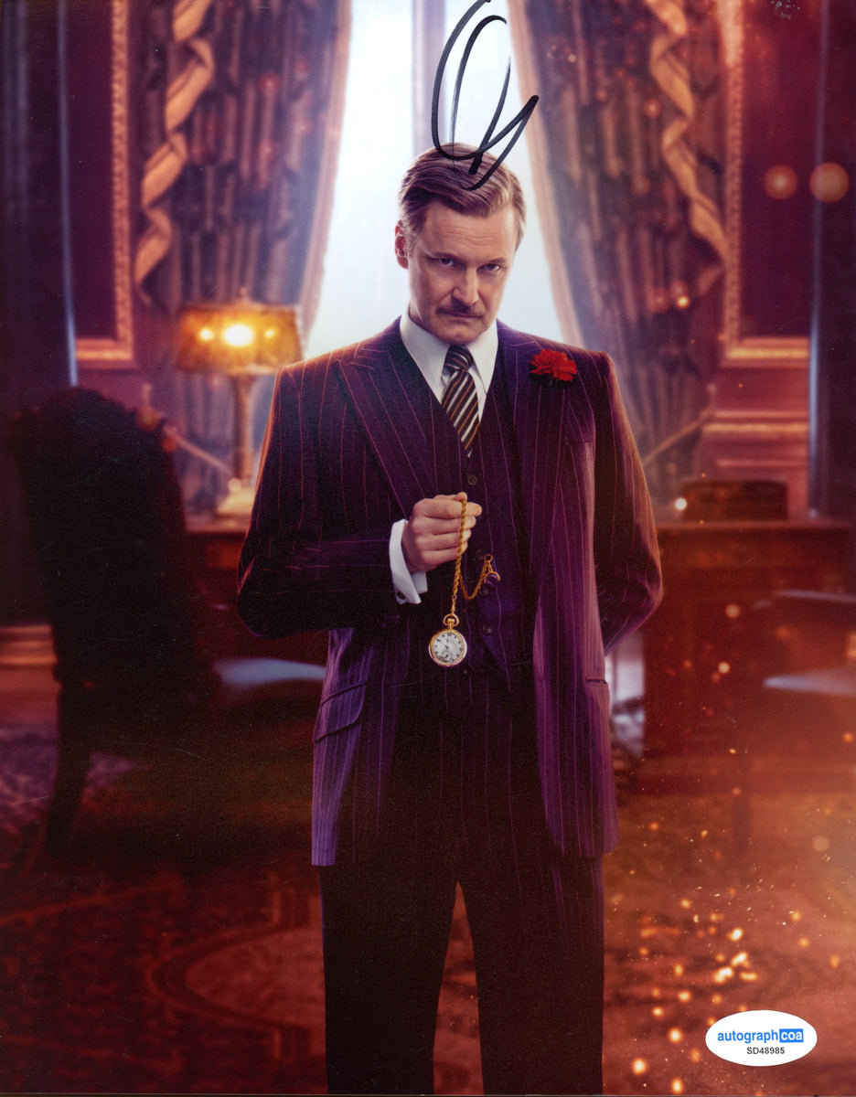 Colin Firth Mary Poppins Signed Autograph 8x10 Photo ACOA | Outlaw ...