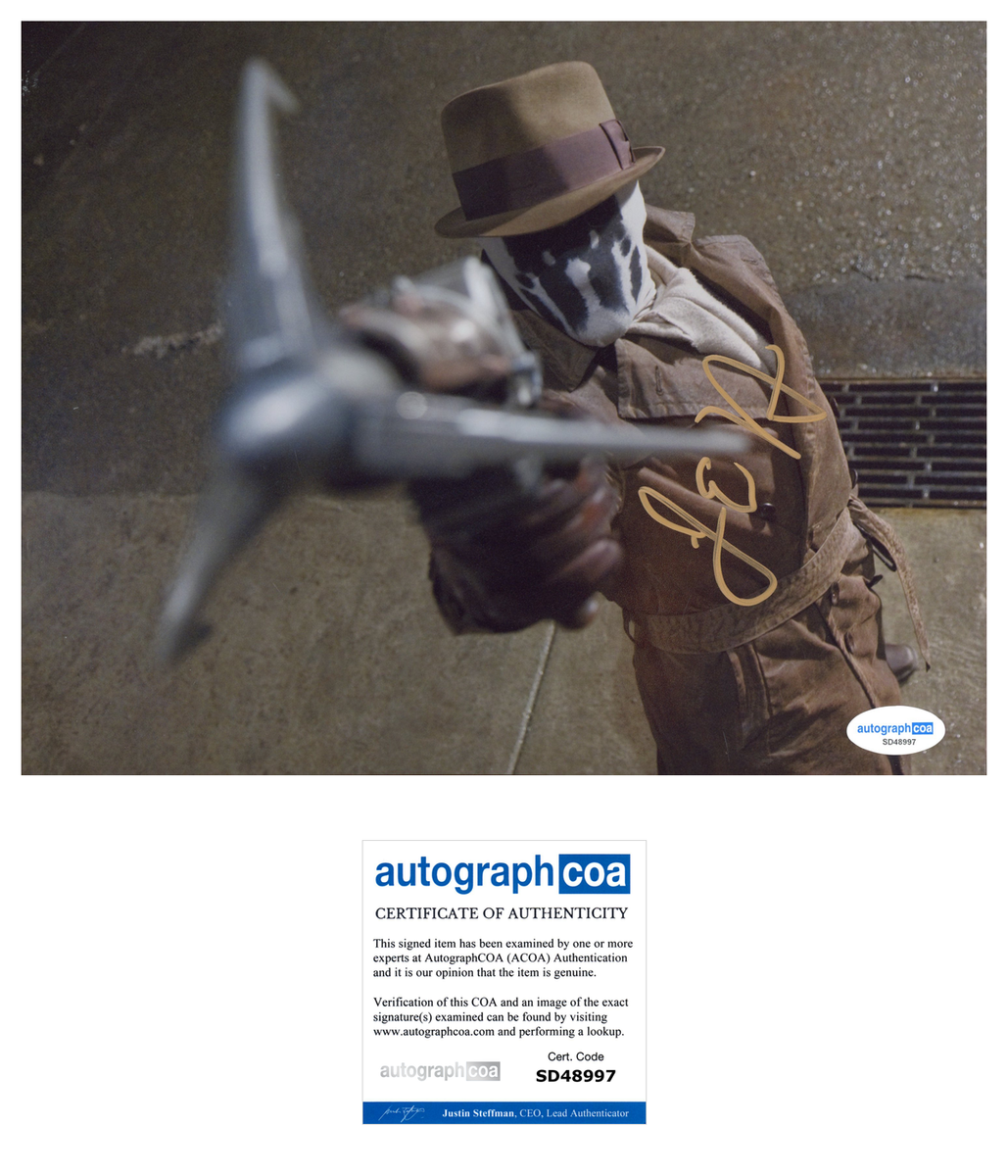 Jackie Earl Haley Watchmen Signed Autograph 8x10 Photo ACOA | Outlaw ...