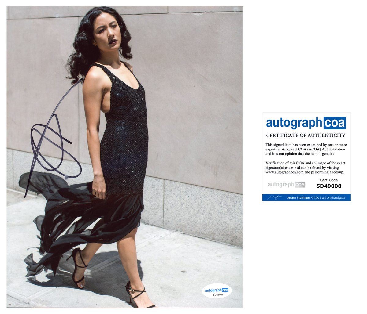 Constance Wu Sexy Signed Autograph 8x10 Photo ACOA | Outlaw Hobbies ...
