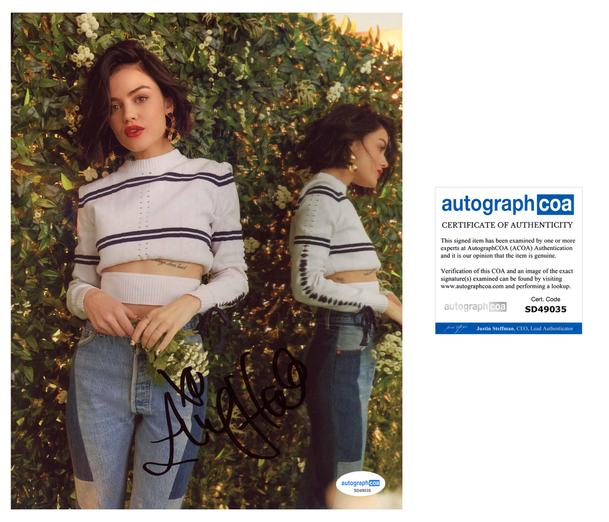 Lucy Hale Sexy Signed Autograph 8x10 Photo ACOA | Outlaw Hobbies ...