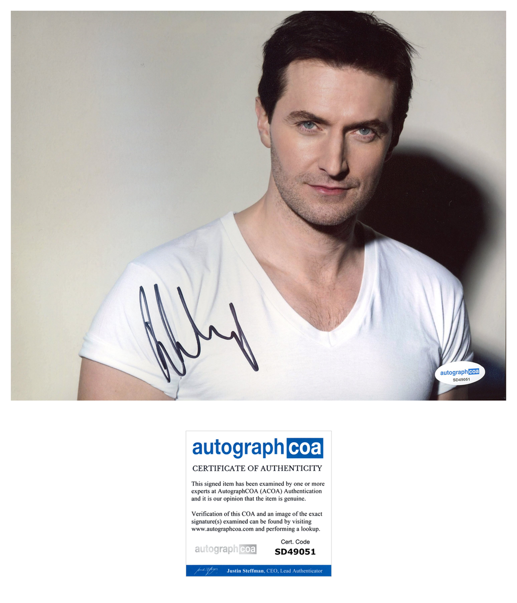 Richard Armitage Signed Autograph 8x10 Photo ACOA | Outlaw Hobbies ...