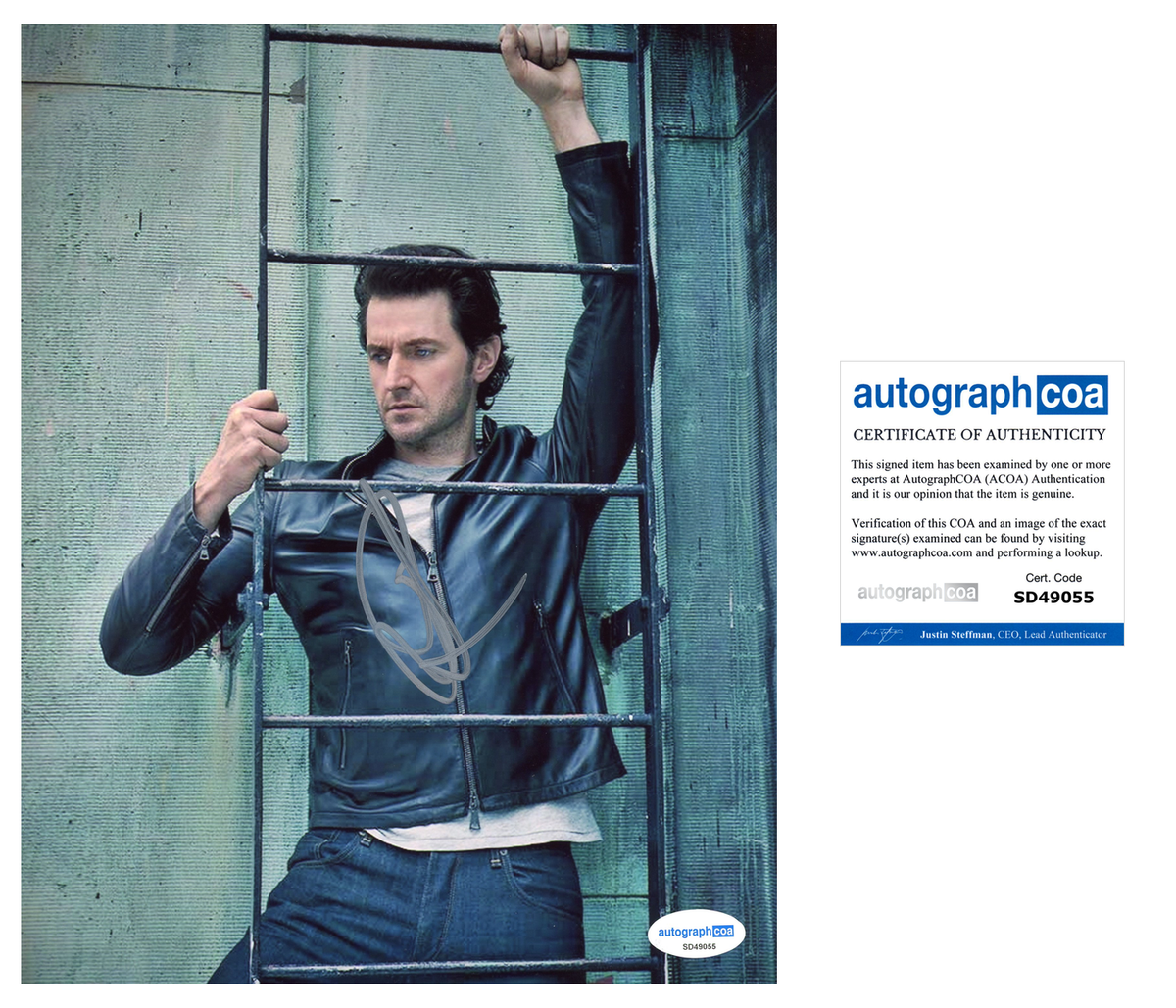 Richard Armitage Signed Autograph 8x10 Photo ACOA | Outlaw Hobbies ...