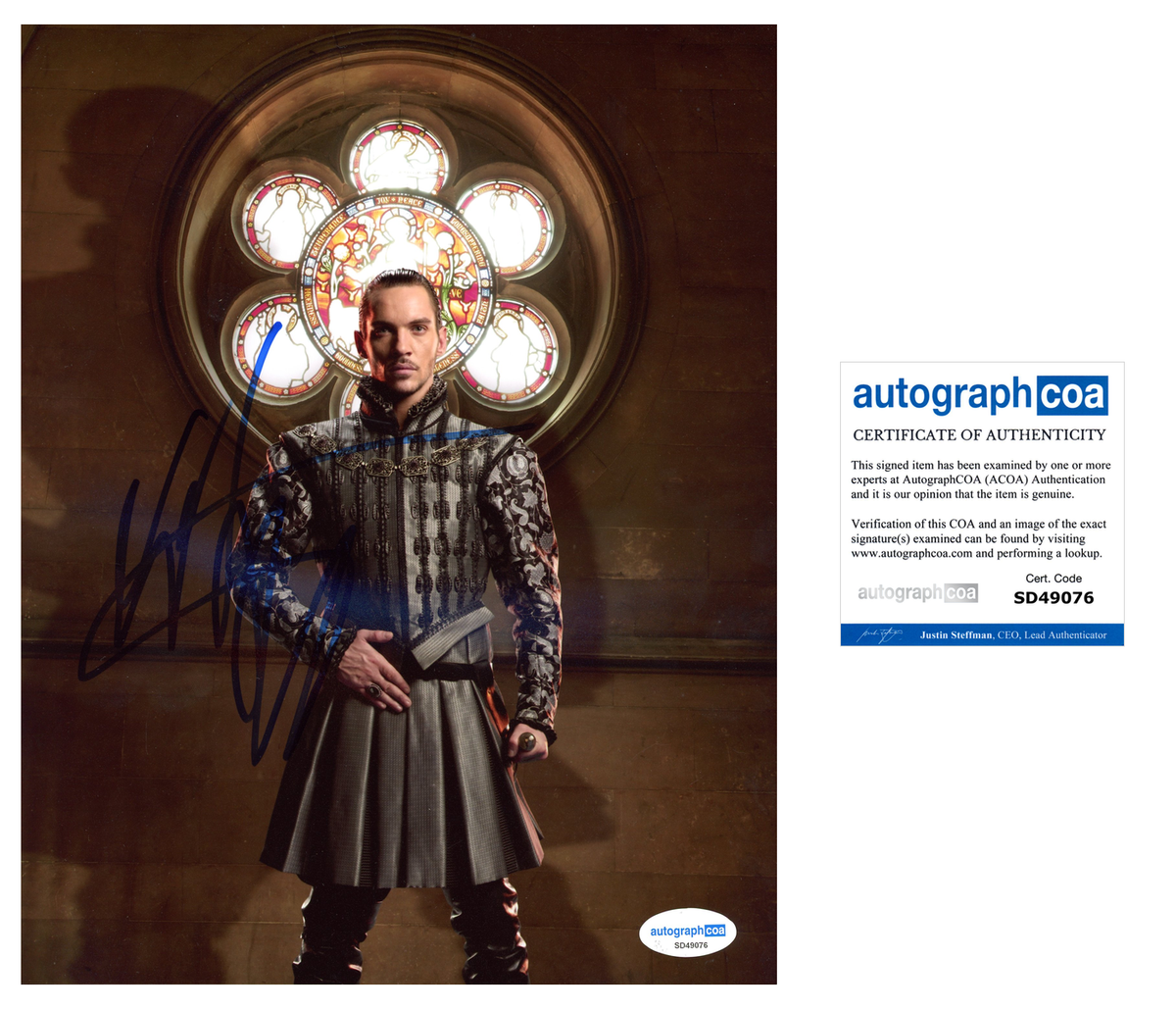Jonathan Rhys Meyers Tudors Signed Autograph 8x10 Photo ACOA | Outlaw ...