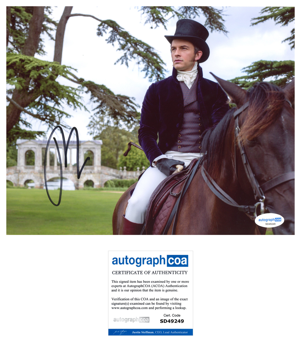 Jonathan Bailey Bridgerton Signed Autograph 8x10 Photo ACOA | Outlaw ...