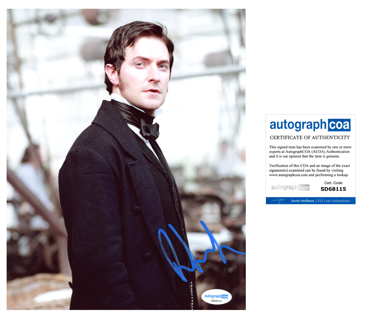 Richard Armitage North by Northwest Signed Autograph 8x10 Photo ACOA ...