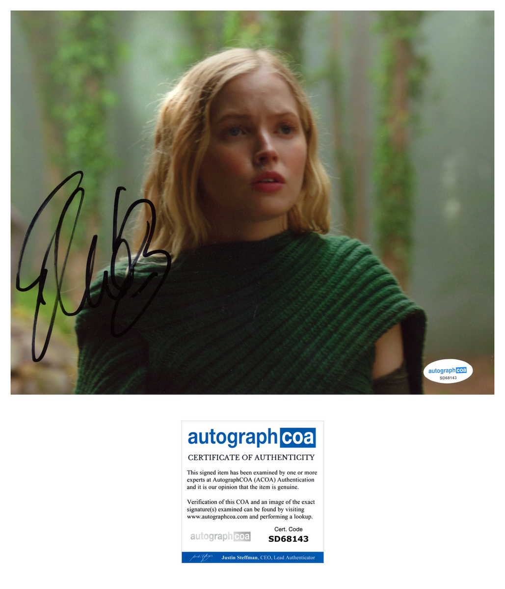 Ellie Bamber Willow Signed Autograph 8x10 Photo ACOA | Outlaw Hobbies ...