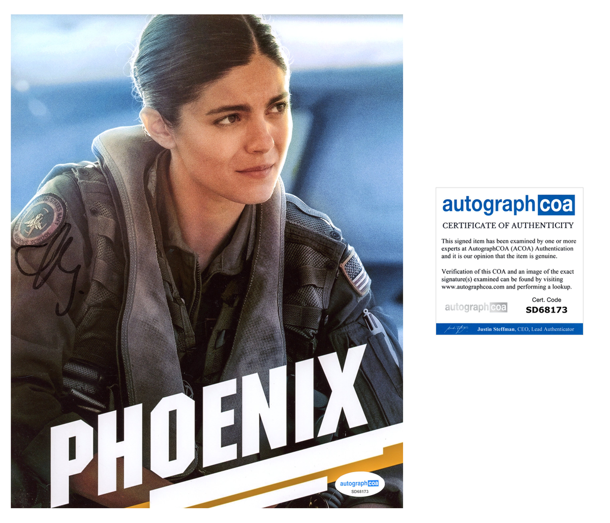 Monica Barbaro Top Gun Signed Autograph 8x10 Photo | Outlaw Hobbies ...