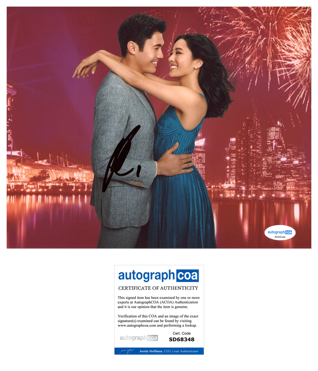 Henry Golding Crazy Rich Asians Signed Autograph 8x10 Photo ACOA ...