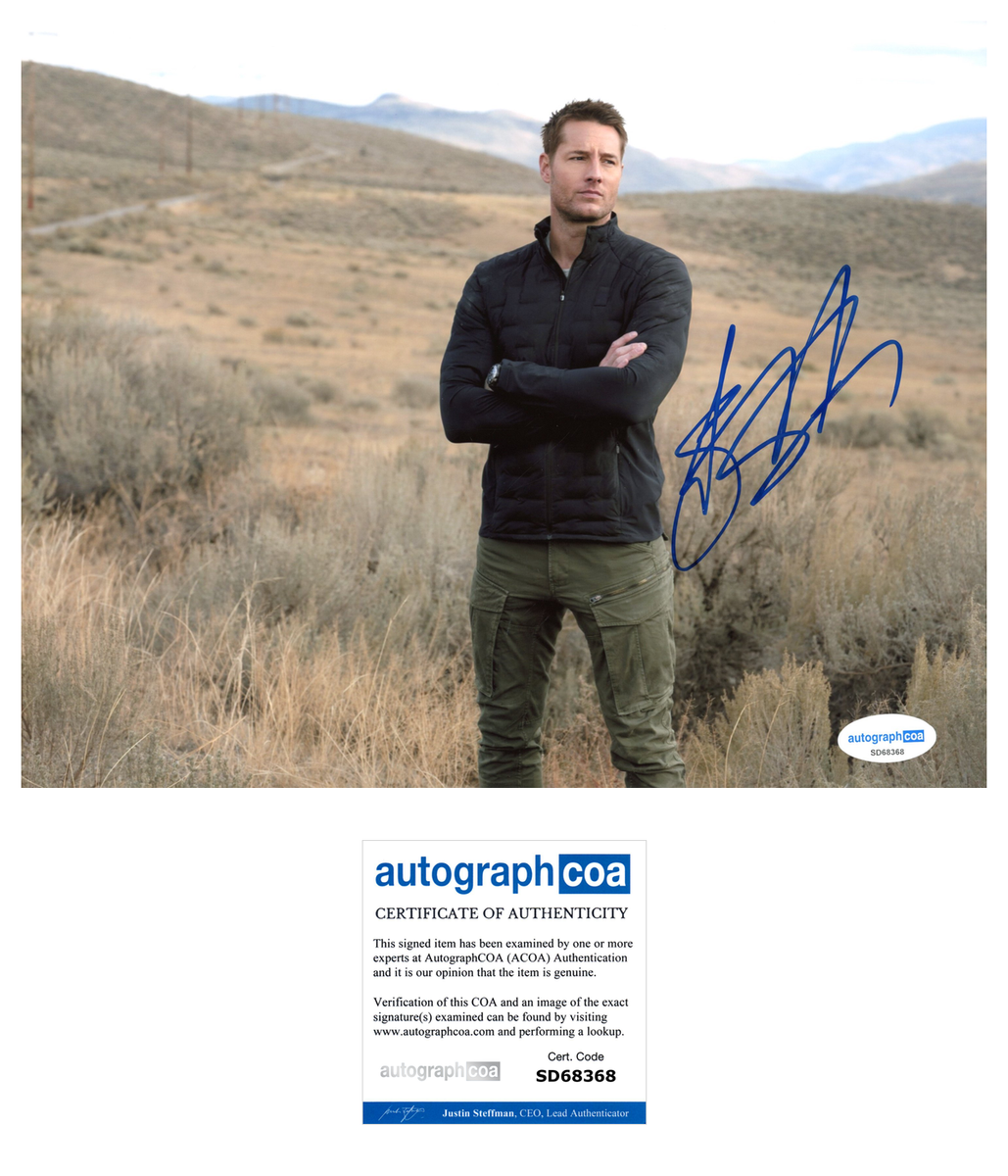 Justin Hartley Tracker Signed Autograph 8x10 Photo ACOA | Outlaw ...