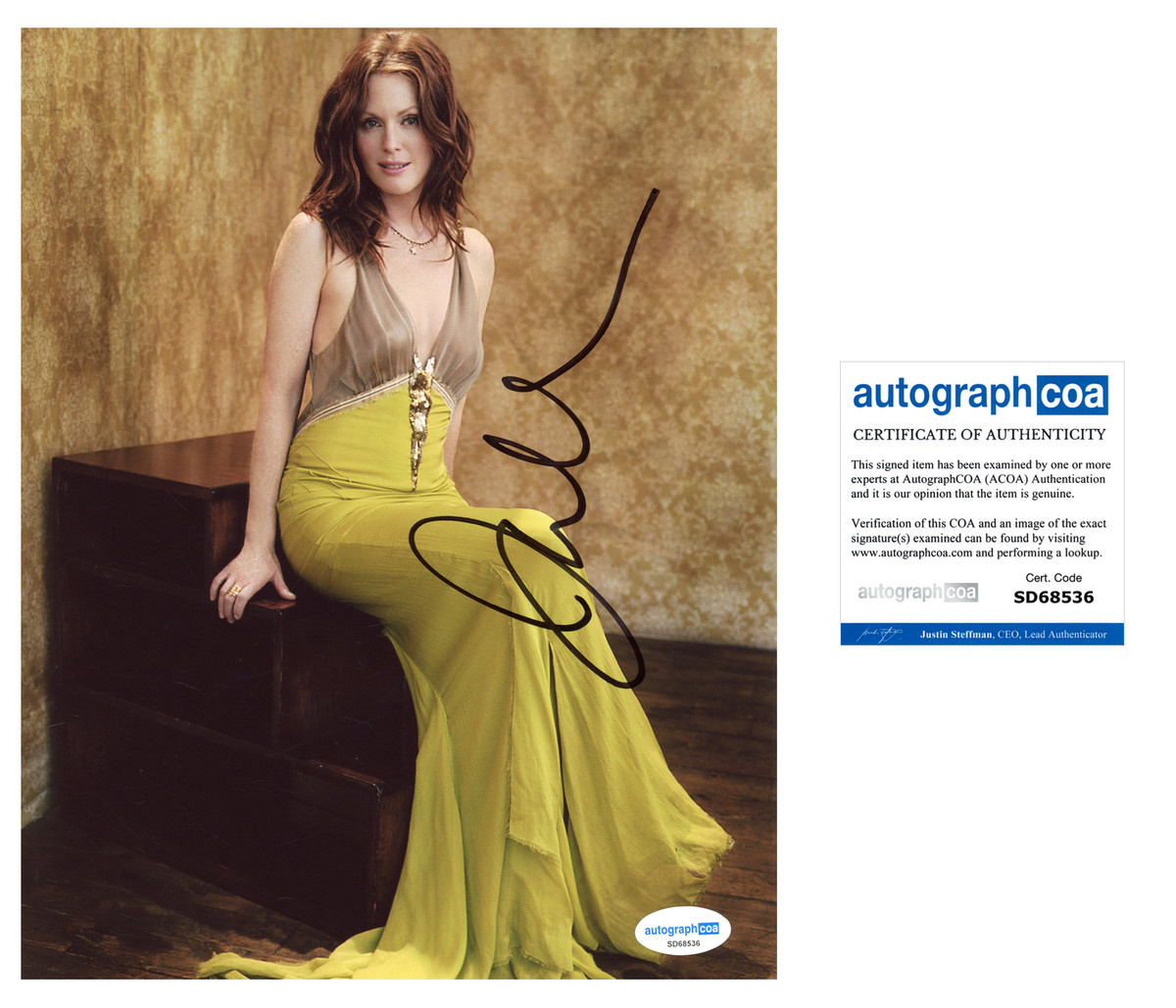 Julianne Moore Sexy Signed Autograph 8x10 Photo ACOA | Outlaw Hobbies ...