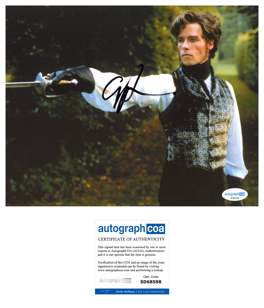 Guy Pearce Count Monte Cristo Signed Autograph 8x10 Photo ACOA | Outlaw ...