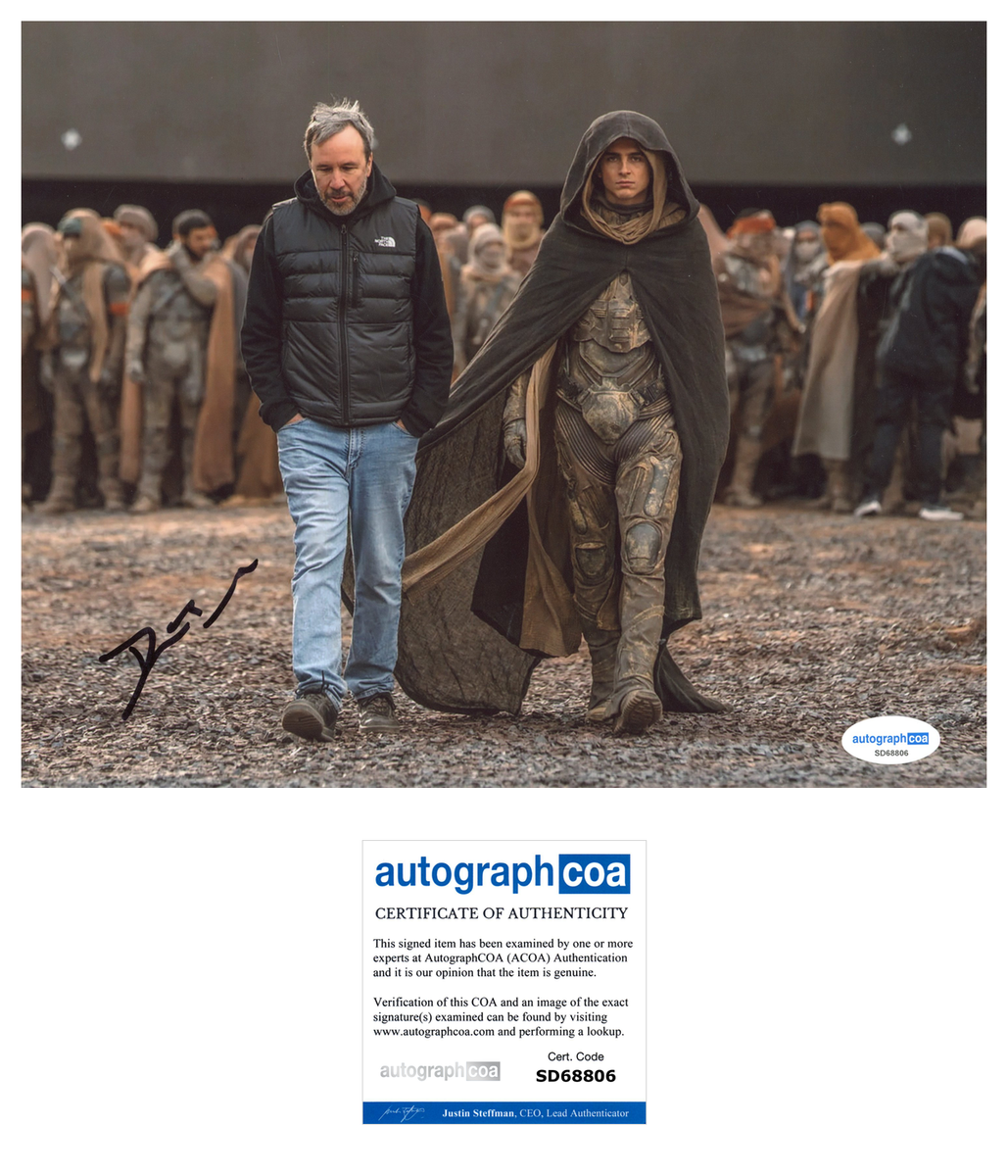 Denis Villeneuve Dune Signed Autograph 8x10 Photo ACOA | Outlaw Hobbies ...
