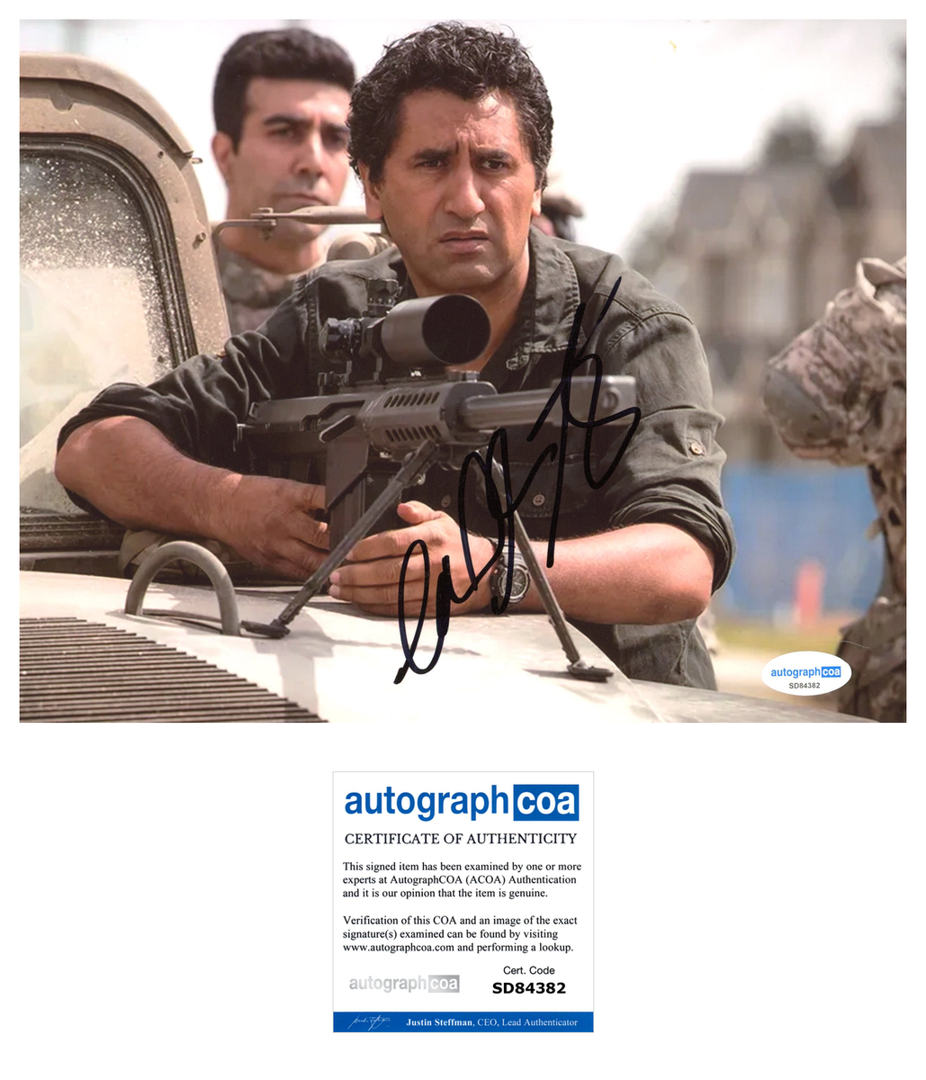Cliff Curtis Fear the Walking Dead Signed Autograph 8x10 Photo ACOA ...