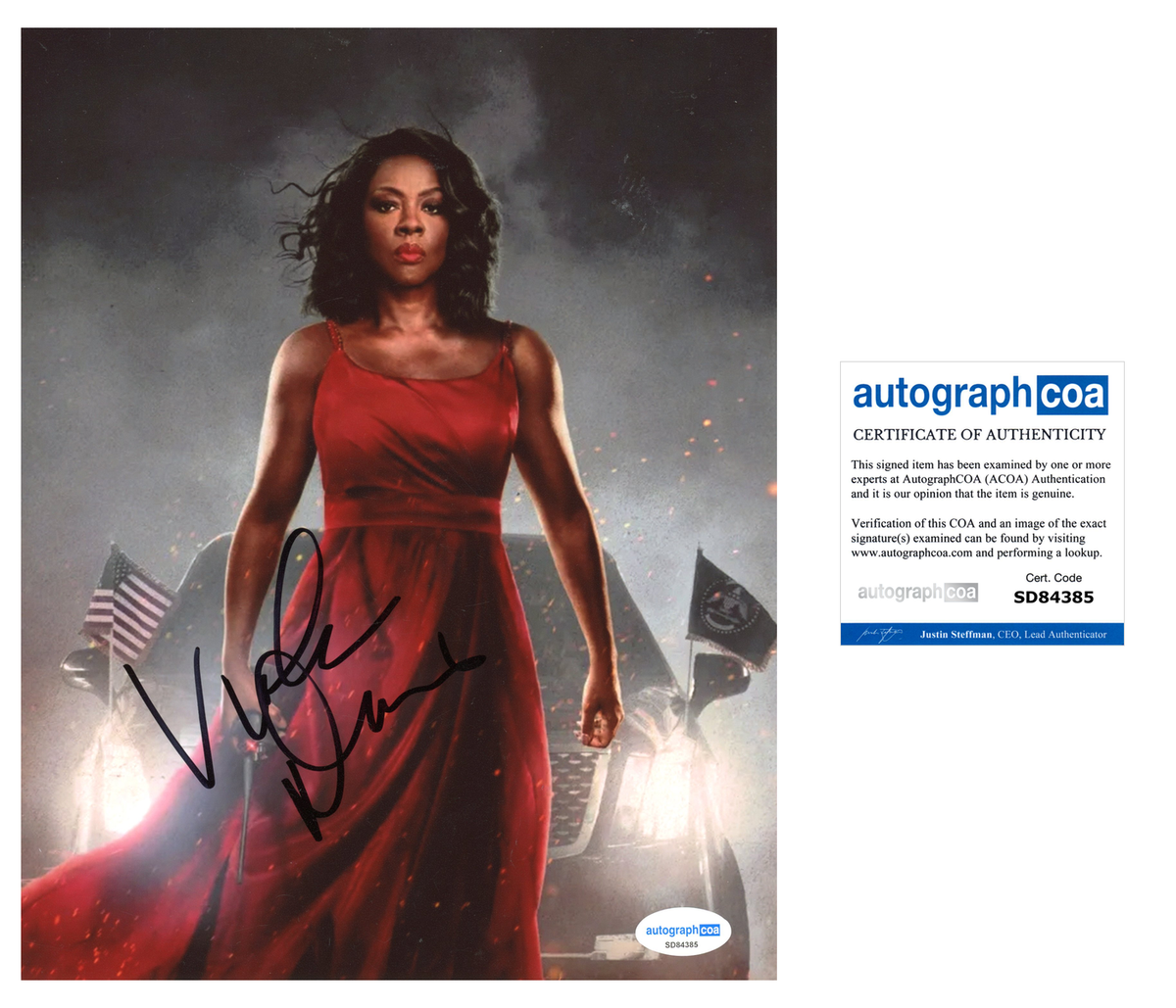 Viola Davis G20 Signed Autograph 8x10 Photo ACOA | Outlaw Hobbies ...
