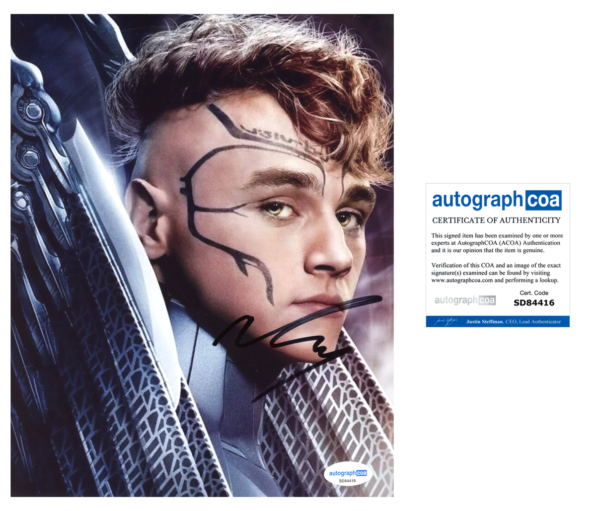 Ben Hardy X-men Signed Autograph 8x10 Photo ACOA | Outlaw Hobbies ...