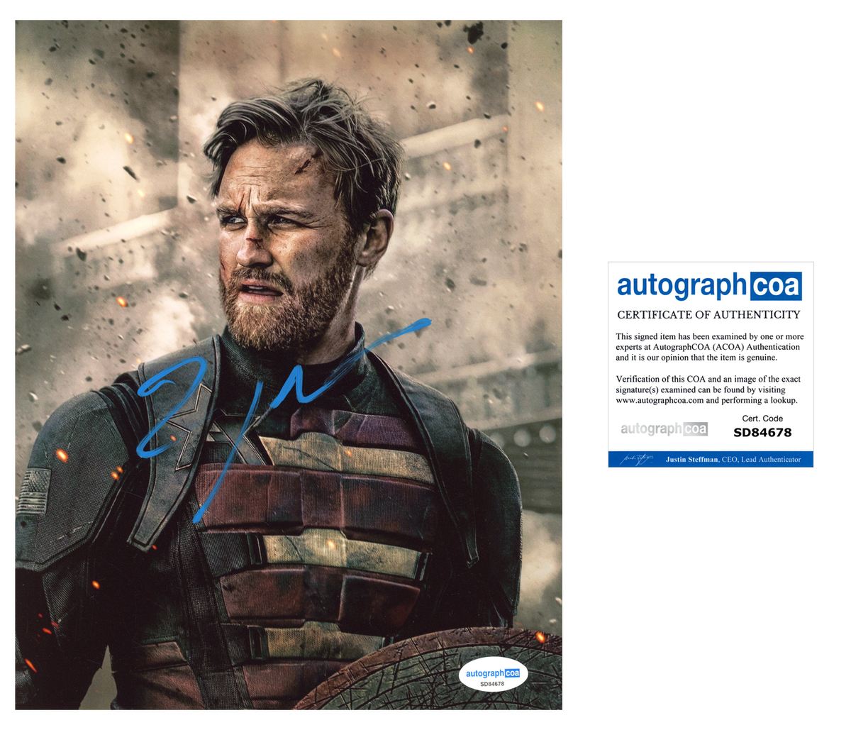 Wyatt Russell Thunderbolts Signed Autograph 8x10 Photo ACOA | Outlaw ...