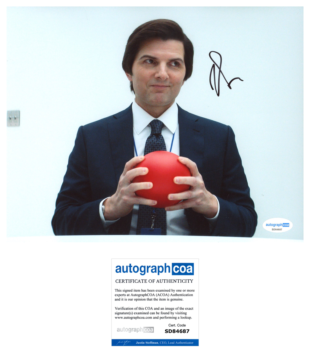 Adam Scott Severance Signed Autograph 8x10 Photo ACOA | Outlaw Hobbies ...
