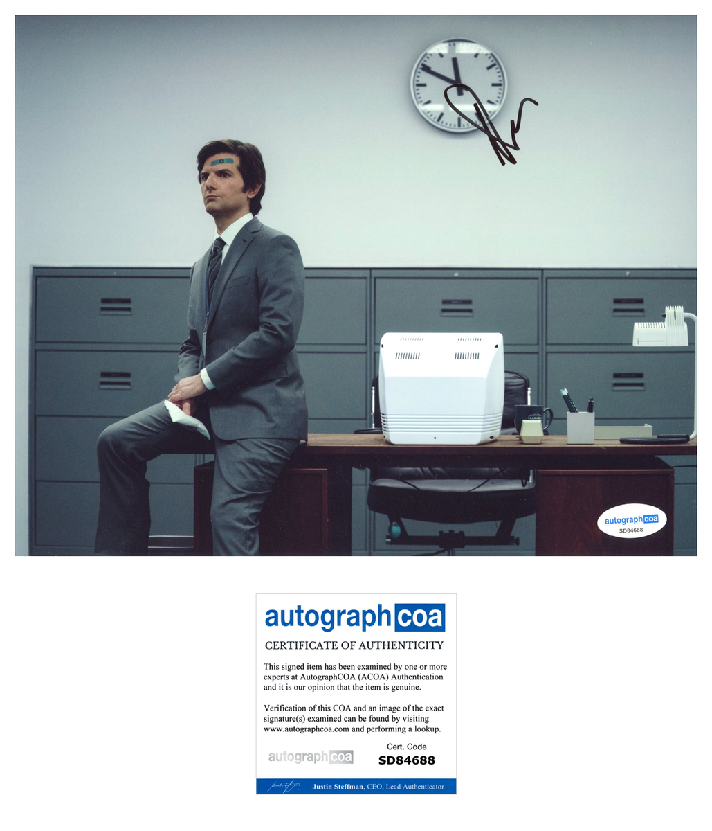 Adam Scott Severance Signed Autograph 8x10 Photo ACOA | Outlaw Hobbies ...