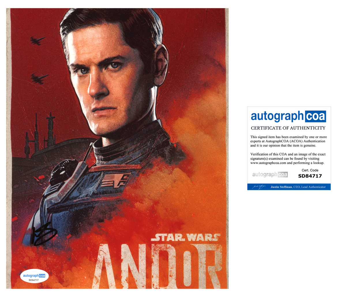 Kyle Soller Andor Signed Autograph 8x10 Photo ACOA | Outlaw Hobbies ...