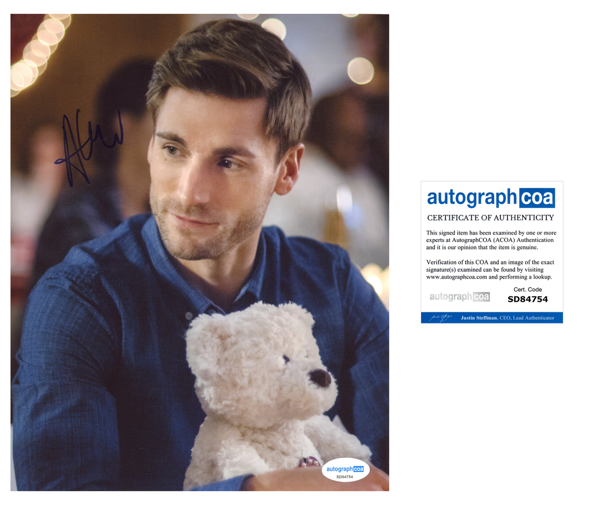 Andrew Walker Hallmark Signed Autograph 8x10 Photo ACOA | Outlaw ...