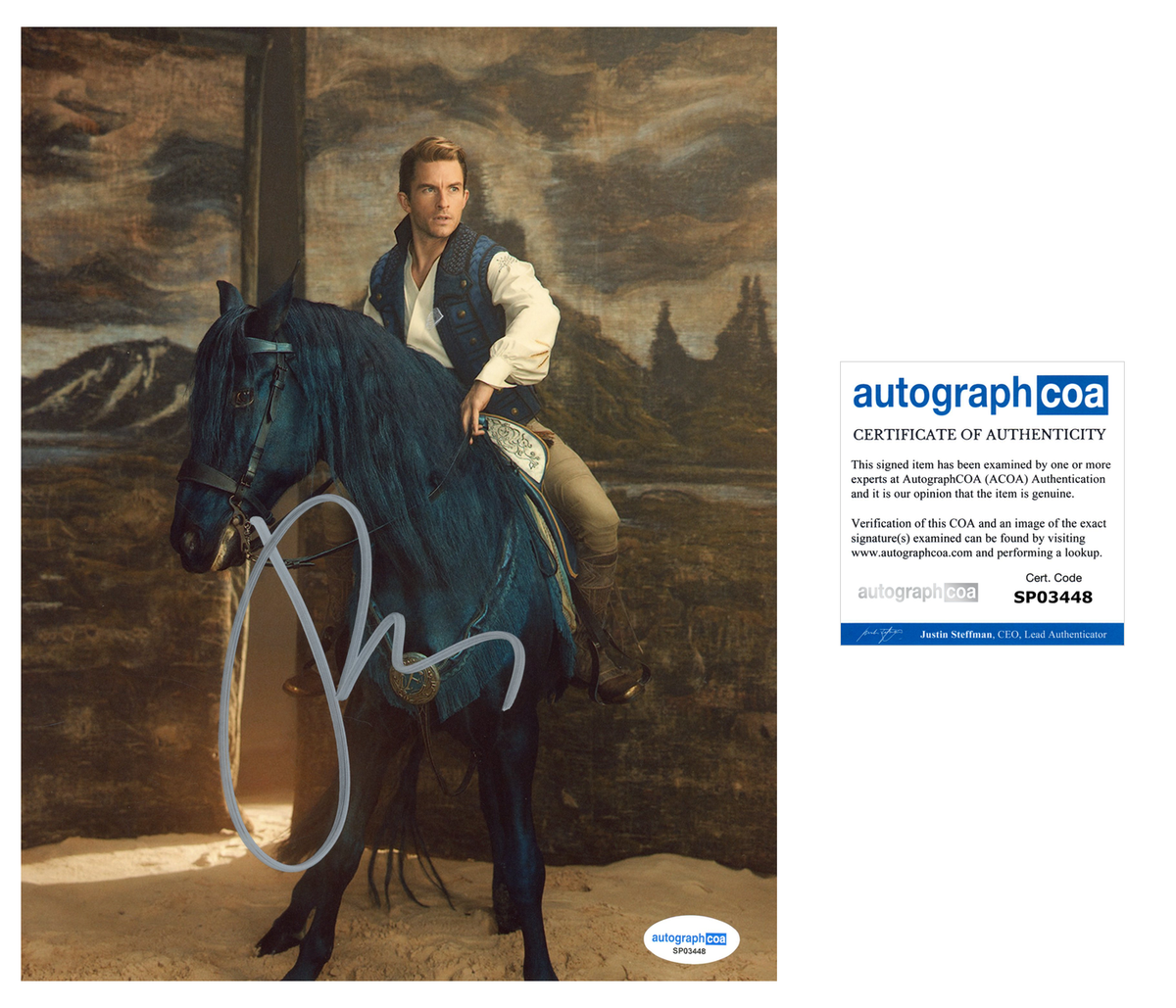 Jonathan Bailey Wicked Signed Autograph 8x10 Photo ACOA | Outlaw ...