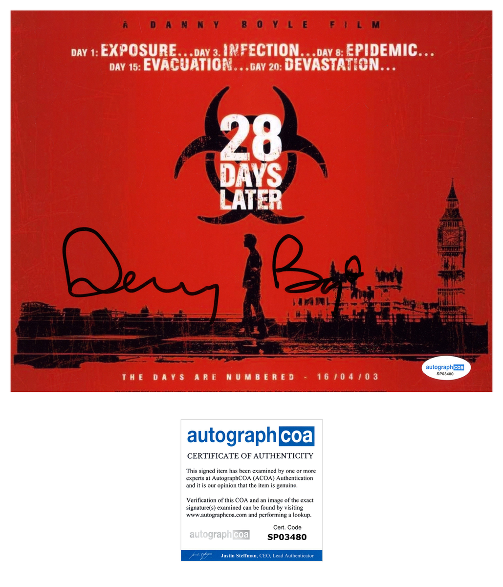 Danny Boyle 28 Days Later Signed Autograph 8x10 Photo ACOA | Outlaw ...