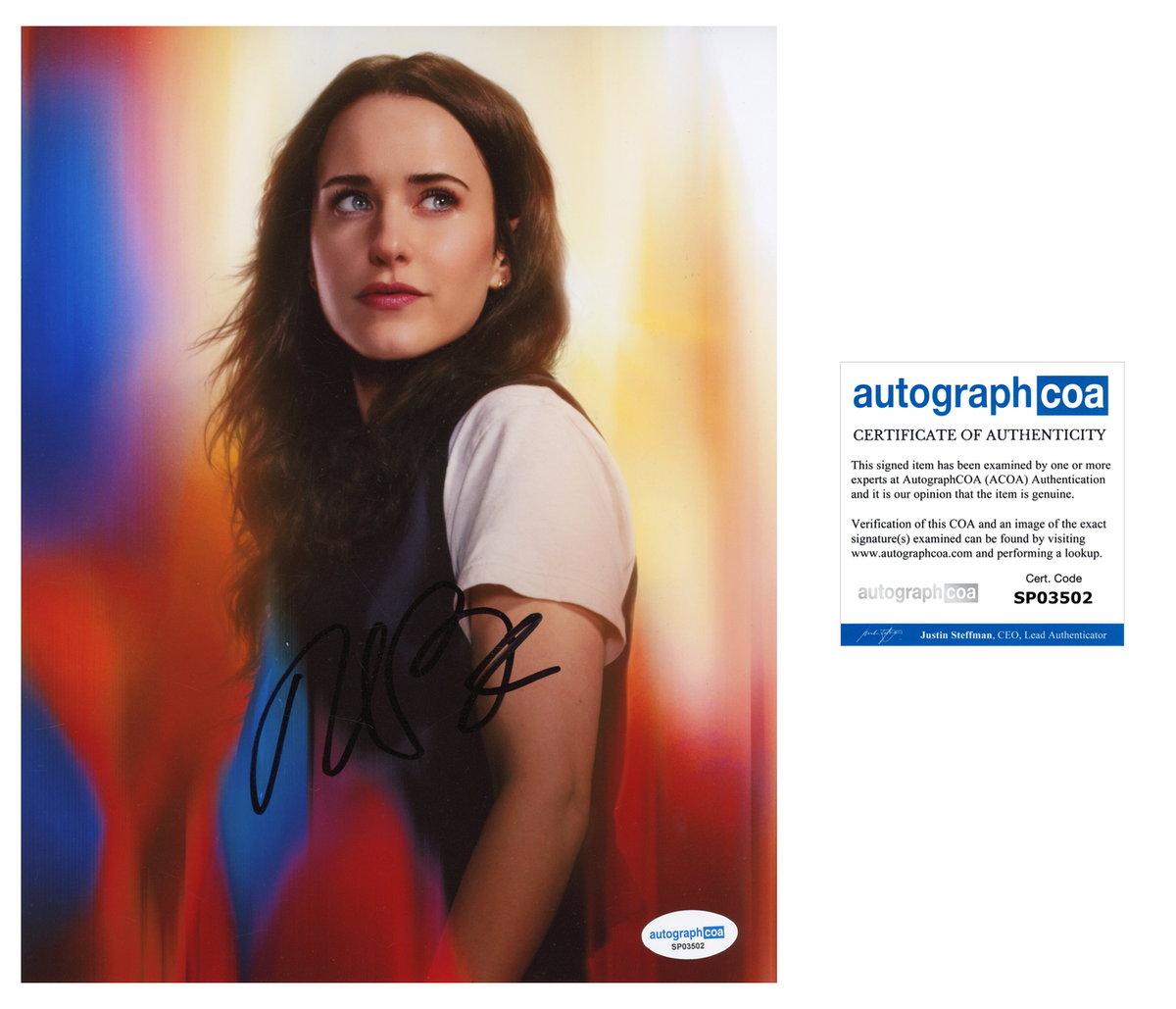 Rachel Brosnahan Superman Signed Autograph 8x10 Photo ACOA | Outlaw ...