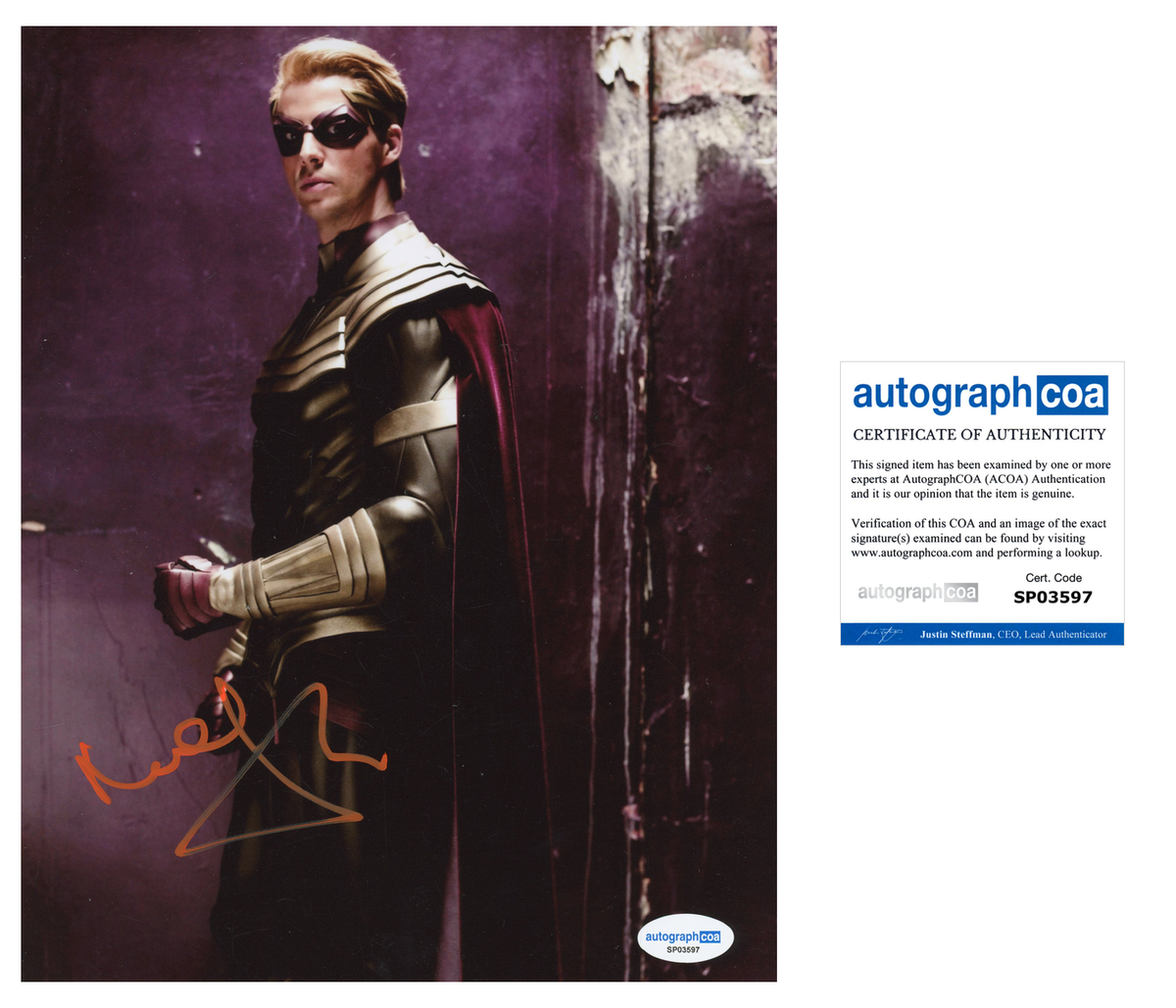 Matthew Goode Watchmen Signed Autograph 8x10 Photo ACOA | Outlaw ...