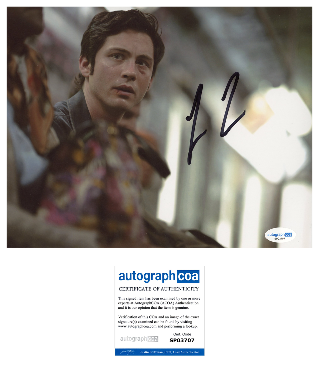 Logan Lerman Signed Autograph 8x10 Photo ACOA | Outlaw Hobbies ...