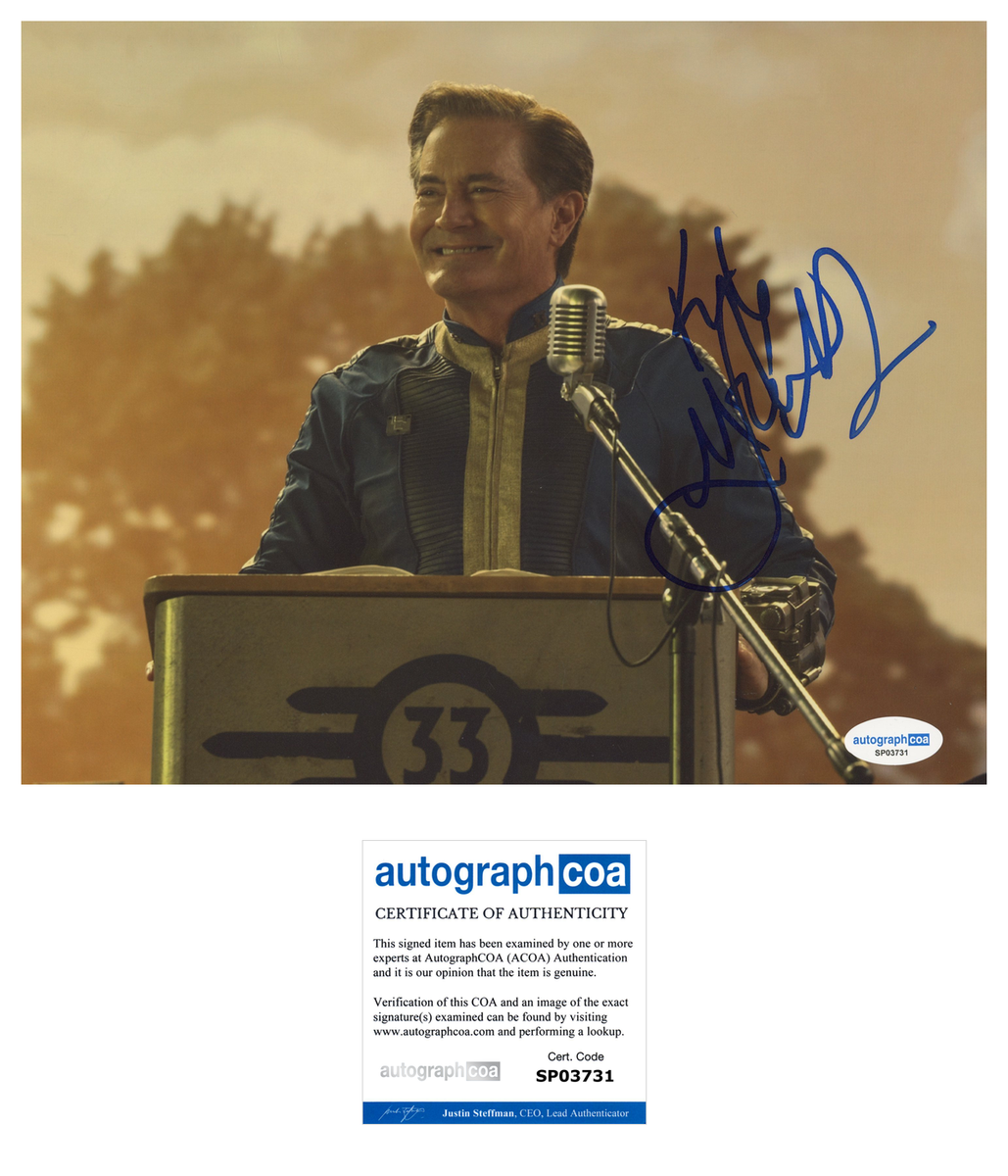 Kyle Maclachlan Fallout Signed Autograph 8x10 Photo ACOA | Outlaw ...