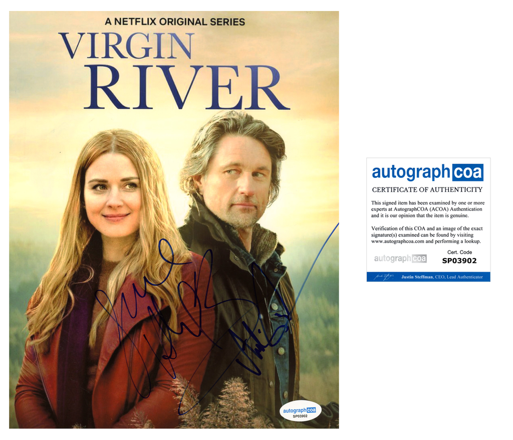 Martin Henderson Alexandra Breckinridge Virgin River Signed Autograph ...