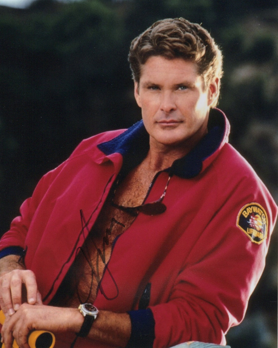 David Hasselhoff Baywatch Autograph 8x10 Photo #3 | Outlaw Hobbies ...