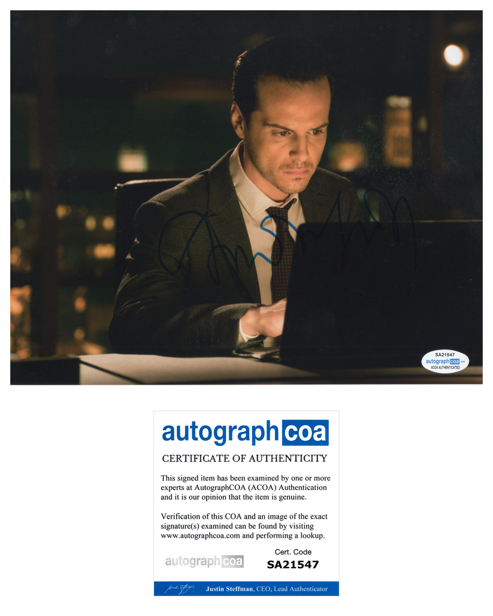 Andrew Scott Bond Spectre Signed Autograph 8x10 Photo | Outlaw Hobbies ...