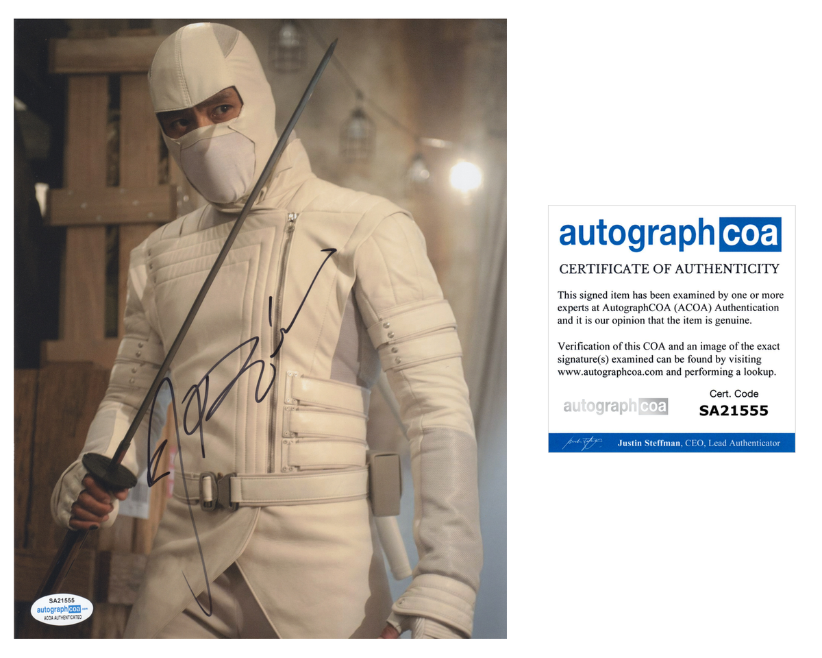 Lee Byung-Hun GI Joe Signed Autograph 8x10 Photo ACOA | Outlaw Hobbies ...