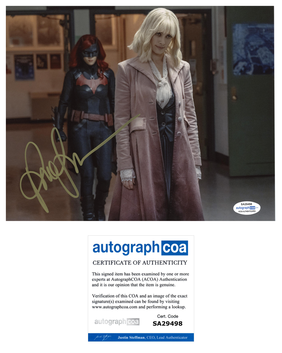 Rachel Skarsten Batwoman Signed Autograph 8x10 Photo ACOA #5 | Outlaw ...