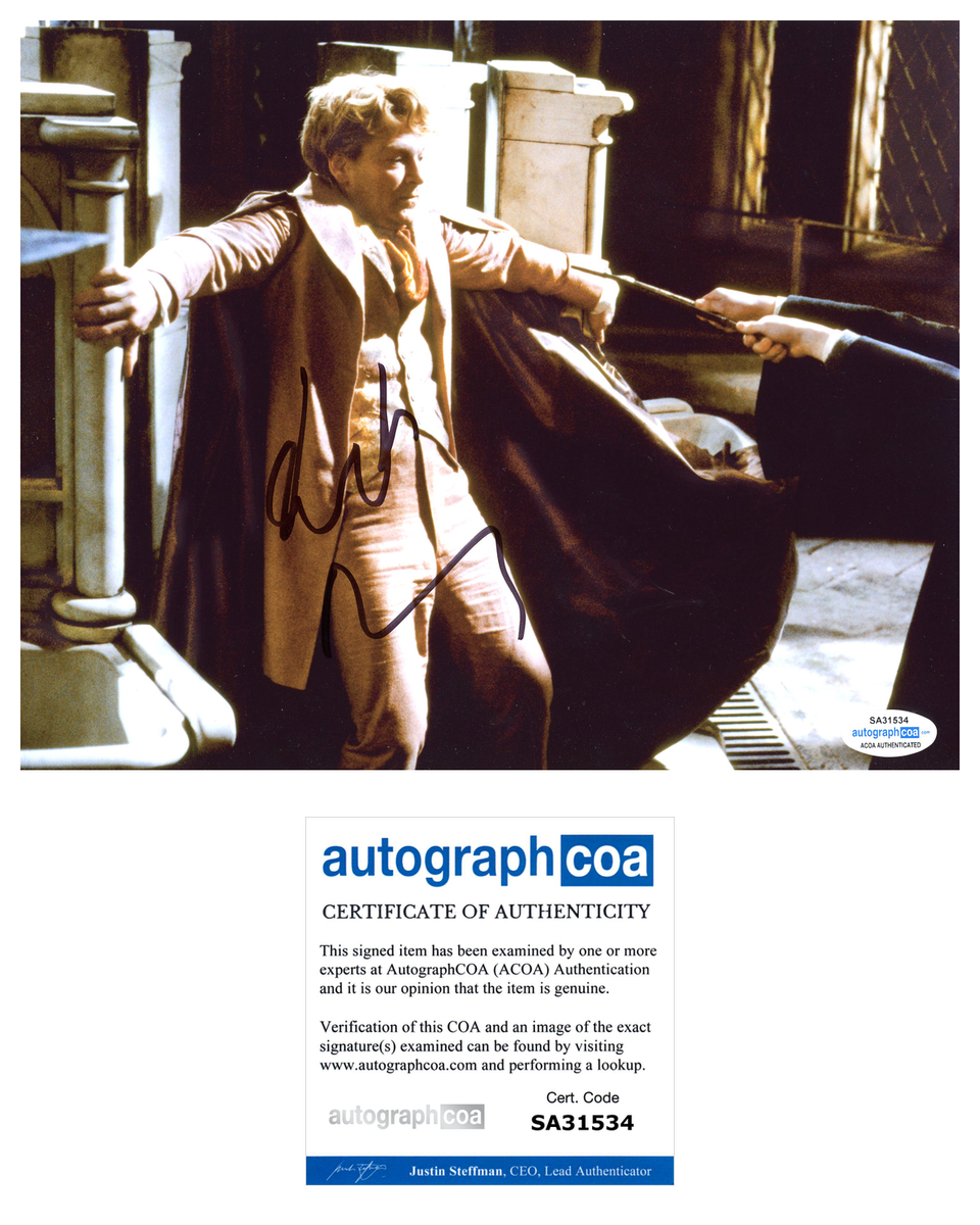 Kenneth Branagh Harry Potter Signed Autograph 8x10 Photo ACOA #4 ...