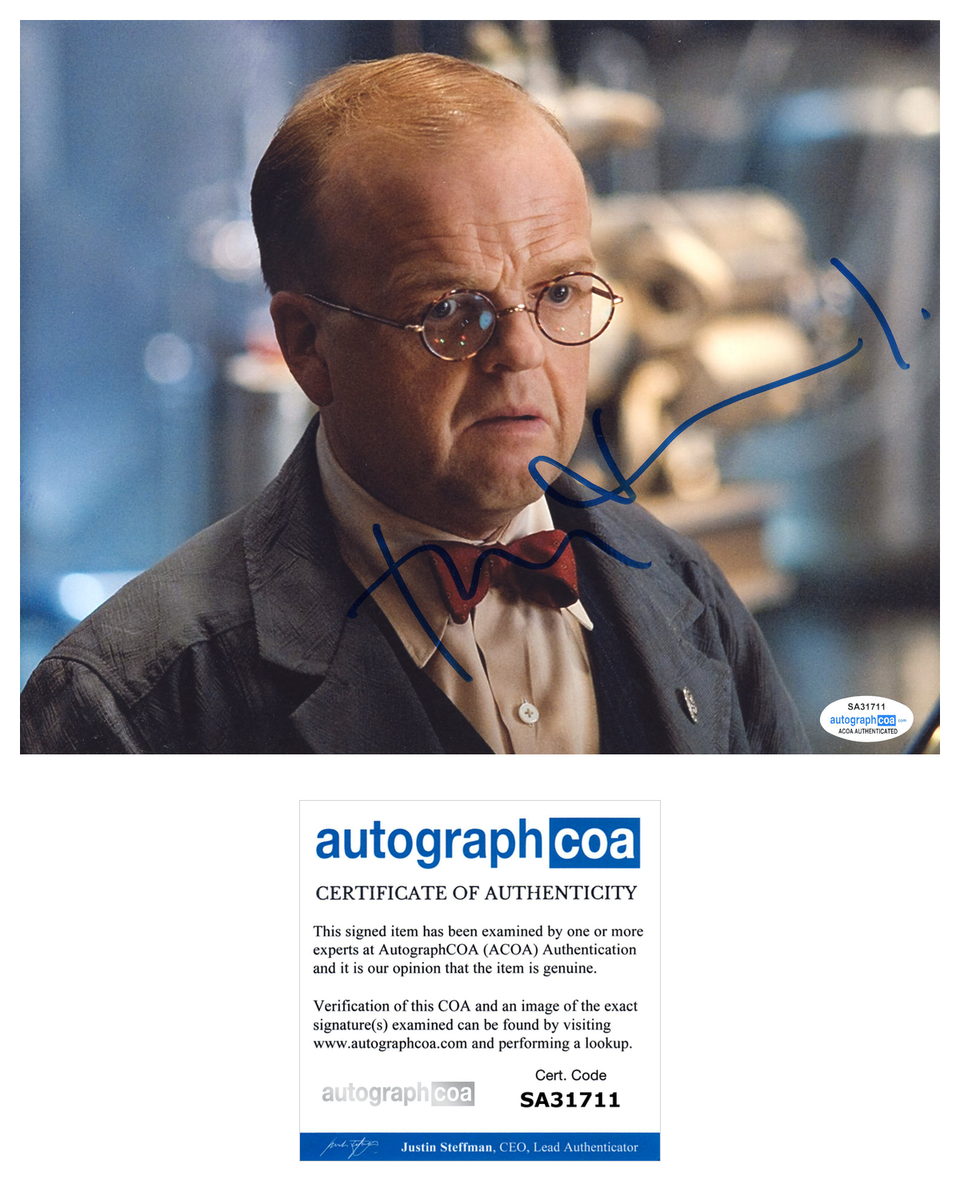 Toby Jones Captain America Signed Autograph 8x10 Photo ACOA | Outlaw ...