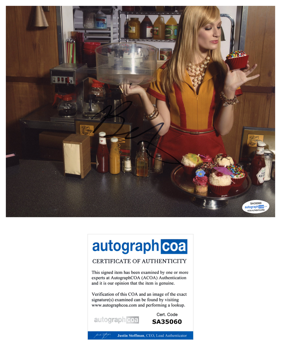 Beth Behrs 2 Broke Girls Signed Autograph 8x10 Photo ACOA | Outlaw ...