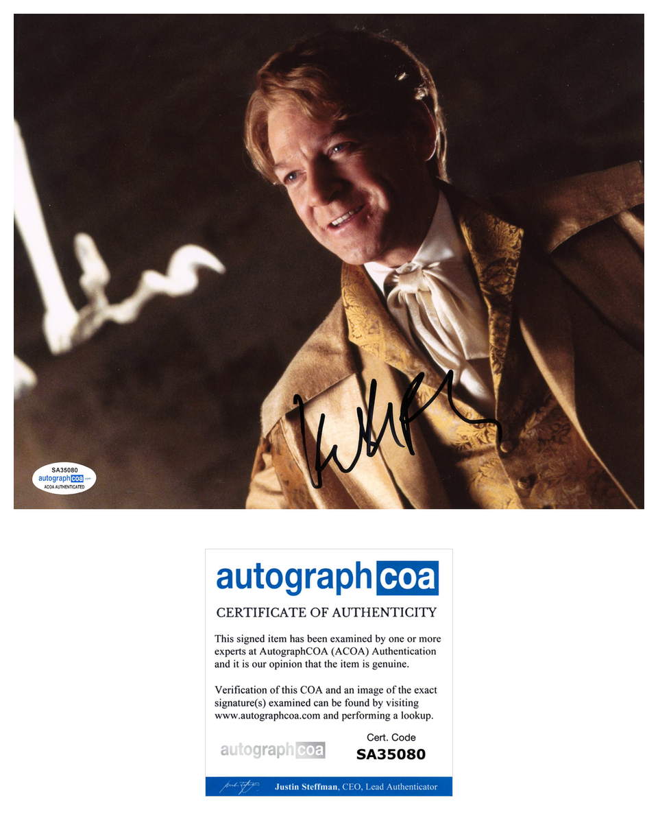 Kenneth Branagh Harry Potter Signed Autograph 8x10 Photo ACOA Lockhart ...