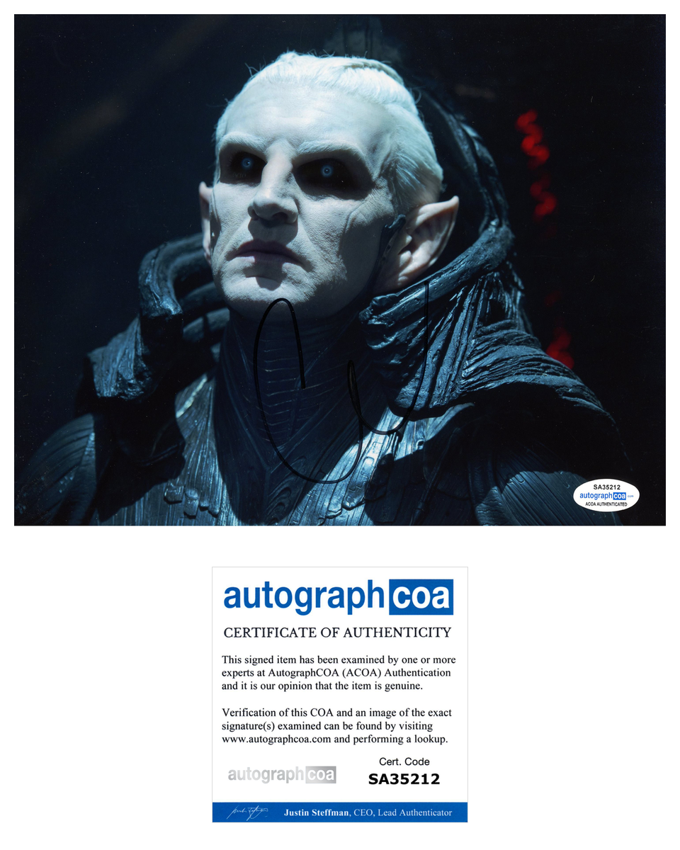 Christopher Eccleston Thor Dark World Signed Autograph 8x10 Photo ACOA ...