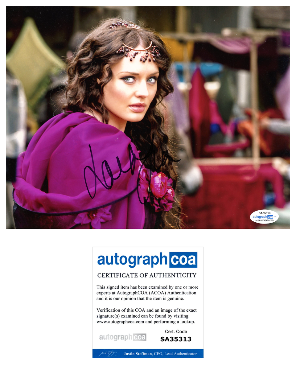 Laura Haddock Sexy Signed Autograph 8x10 Photo ACOA | Outlaw Hobbies ...